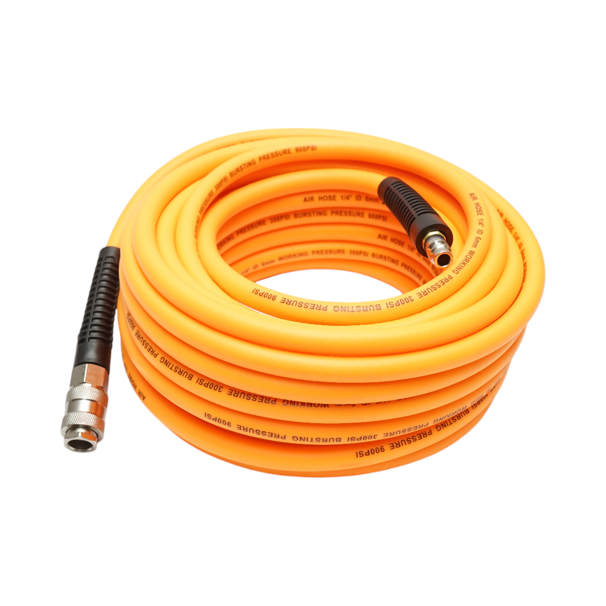 Furtun Aer Compresor Profesional 15m Din Pvc Cu Cuple Rapide Universale